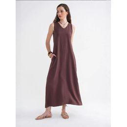 MixRay Kleid Damen Gr&ouml;&szlig;e 38 braun Winterkleid