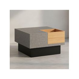 KADIMA DESIGN Couchtisch 65x65x40 cm Sofatisch in Beton-Optik Modern, Design | Gr.: onesize