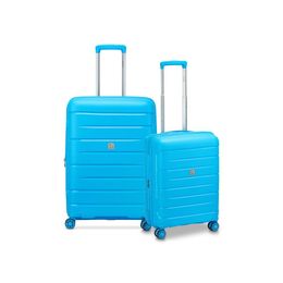 MODO by roncato Starlight 3.0 4 Rollen Kofferset 2-teilig mit Dehnfalte in light blue | Gr.: onesize