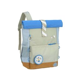 L&auml;ssig L&auml;ssig Sunny Explorer - Rolltop Kinderrucksack Medium 39 cm (green/blue) in green/blue | Gr.: onesize