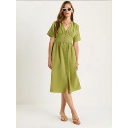 Bianco Lucci Shirt Dress female Green size S