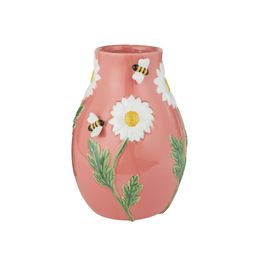 Butlers Vase SPRING Biene & Margerite in Pastellrot | Gr.: onesize