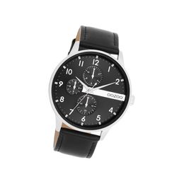 Analog-Armbanduhr Oozoo Timepieces schwarz gro&szlig; (ca. 45mm) | Gr.: onesize