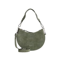 Coccinelle Sunup Suede - Schultertasche S 24 cm (greenery) in greenery | Gr.: onesize