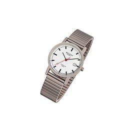 Regent Uhren Analog-Armbanduhr Regent Titan-Uhren silber, grau mittel (ca. 34mm) | Gr.: onesize