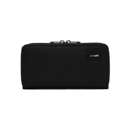Pacsafe Continental Geldb&ouml;rse RFID Schutz 20 cm in jet black | Gr.: onesize