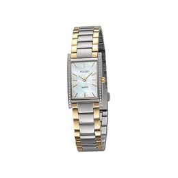 Regent Uhren Armbanduhr-Analog silber, gold klein (ca. 20 x 32,5mm) Regent Metallarmband | Gr.: onesize
