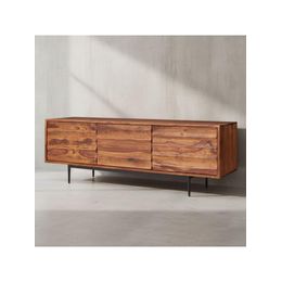 KADIMA DESIGN TV-Lowboard | Sheesham, 147x50x38cm, 3 T&uuml;ren | Gr.: onesize