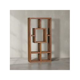 KADIMA DESIGN B&uuml;cherregal Wohnzimmerregal | Sheesham, 90x180cm, Massiv, Mumbai | Gr.: onesize