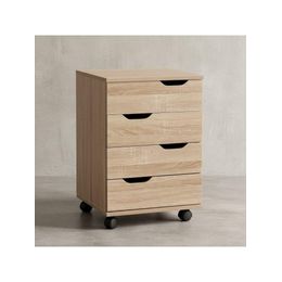 KADIMA DESIGN Rollcontainer | Sonoma, 40x60x40cm, Schubladen | Gr.: onesize