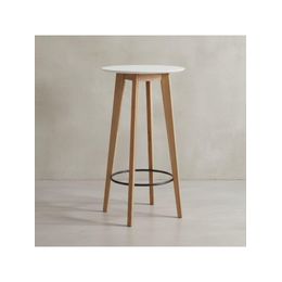 KADIMA DESIGN Stehtisch | Wei&szlig;, 60x110x60cm, Skandinavisch, Bar | Gr.: onesize