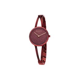 Regent Uhren Armbanduhr-Analog rot klein (ca. 30mm) Regent Metallarmband | Gr.: onesize