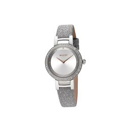 Regent Uhren Armbanduhr-Analog silber mittel (ca. 33mm) Regent Lederarmband | Gr.: onesize