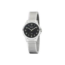 Regent Uhren Armbanduhr-Analog silber klein (ca. 29mm) Regent Zugarmband | Gr.: onesize