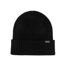 Regatta Ribbed Basic Beanie in Schwarz | Gr.: onesize