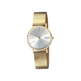 Regent Uhren Armbanduhr-Analog gold mittel (ca. 32mm) Regent Metallarmband | Gr.: onesize