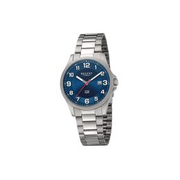Regent Uhren Armbanduhr-Analog silber mittel (ca. 39mm) Regent Titan-Uhren | Gr.: onesize