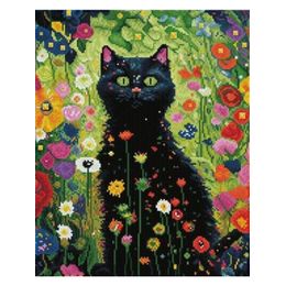 Carletto Nonbook - DIAMOND DOTZ - Diamond Painting Katze im Garten | Gr.: onesize