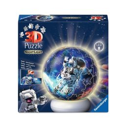 Ravensburger Puzzle 72 Teile Puzzle-Ball Nachtlicht Astronauten in bunt | Gr.: onesize