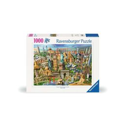 Ravensburger Puzzle 1.000 Teile Sehensw&uuml;rdigkeiten weltweit in bunt | Gr.: onesize