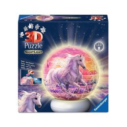 Ravensburger Puzzle 72 Teile Puzzle-Ball Nachtlicht Pferde am Strand in bunt | Gr.: onesize
