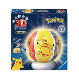 Ravensburger Puzzle 72 Teile Puzzle-Ball Nachtlicht Pok&eacute;mon in bunt | Gr.: onesize