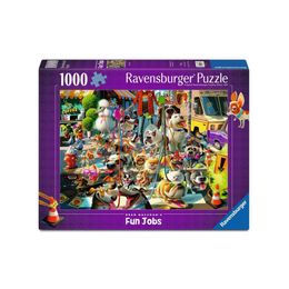 Ravensburger Puzzle 1.000 Teile Vierbeiner auf Tour in bunt | Gr.: onesize