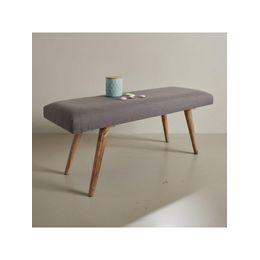 KADIMA DESIGN Bank Modern | Gepolstert, Strapazierf&auml;higer Stoff, Design in Grau | Gr.: onesize