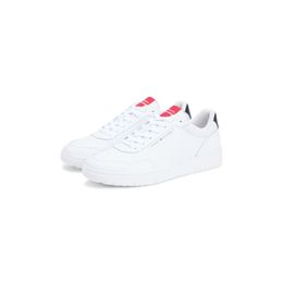 Tommy Hilfiger Herren Sneaker &raquo;BASKET CORE LITE LTH&laquo; Freizeitschuh, Halbschuh, Schn&uuml;rschuh mit Logo an der Schuhzuge 43