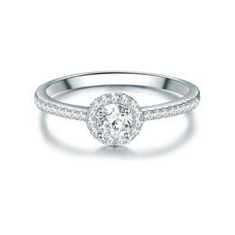 Trilani Ring aus Sterling Silber mit Zirkonia in silber | Gr.: 47