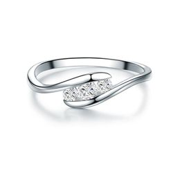 Trilani Ring aus Sterling Silber mit Topas in silber | Gr.: 60