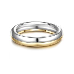 Glanzst&uuml;cke M&uuml;nchen Glanzst&uuml;cke M&uuml;nchen Ring aus Sterling Silber in silber/gelbgold | Gr.: 56