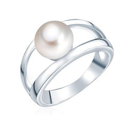 Valero Pearls Perlen-Ring aus Sterling Silber mit S&uuml;&szlig;wasser-Zuchtperle in silber | Gr.: 56