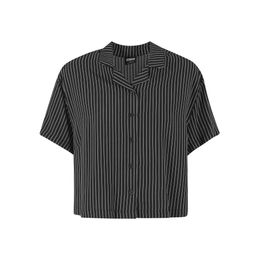 Urban Classics Short Sleeve Shirt in black/white | Gr.: M
