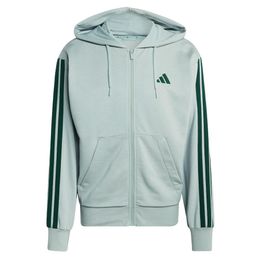 adidas Sportswear Zip-Up Hoodie 'Essentials' male Green size XS