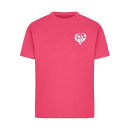 Mister Tee Spicy Heart Tee in hibiskuspink | Gr.: M