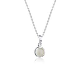 Elli Halskette 925 Sterling Silber in Wei&szlig; | Gr.: 50-cm