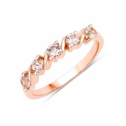 Rafaela Donata Ring aus Sterling Silber aus Morganit in ros&eacute;gold | Gr.: 58