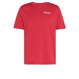 adidas Sportswear T-Shirt 'NOVELTY BOWL' Herren Gr&ouml;&szlig;e L rot / wei&szlig;