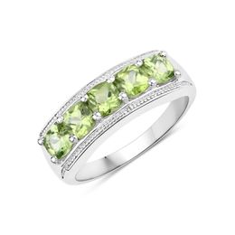 Rafaela Donata Ring aus Sterling Silber mit Peridot in silber | Gr.: 58