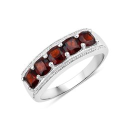 Rafaela Donata Ring aus Sterling Silber mit Granat in silber | Gr.: 60