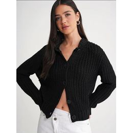 Mixray Knit Cardigan female Black size S/L