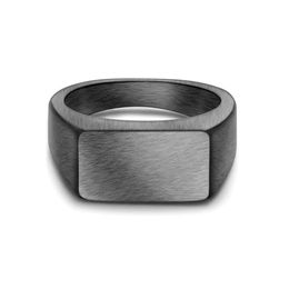 True Rebels Ring aus Edelstahl in gunmetal | Gr.: 70