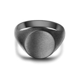 True Rebels Ring aus Edelstahl in gunmetal | Gr.: 68
