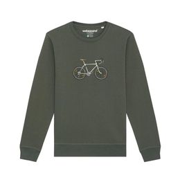 Watapparel Sweatshirt ' Doodle Bike ' male Green size XXL