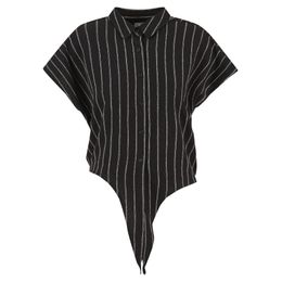 Urban Classics Blouse in black/offwhite | Gr.: 5XL