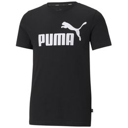 Puma T-Shirt "ESS Logo Tee B" in Schwarz | Gr.: 104