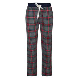 Happy Shorts Pyjamahose Christmas in anthra check | Gr.: XL