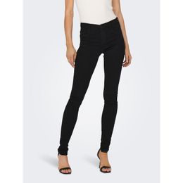 Only Damen Only Skinny-fit-Jeans &raquo;ONLRAIN REG SKINNY DNM NOOS&laquo; im 5-Pocket-Design schwarz L (40), L&auml;nge 30