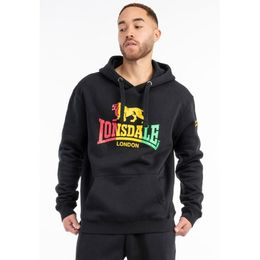 Lonsdale Hoodie "Sounds" in Schwarz | Gr.: 3XL